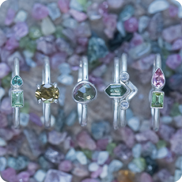 Custom Birthstone Rings - Gardens of the Sun | Ethical Jewelry