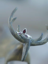 Home / All / Garnet Crown Ring