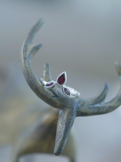 Home / All / Garnet Crown Ring