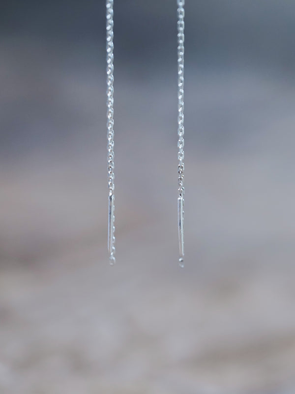 Plain Ear Threaders - Gardens of the Sun | Ethical Jewelry