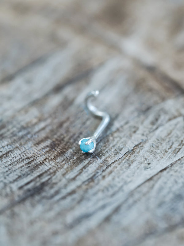 Home / All / Turquoise Tragus Stud Earring