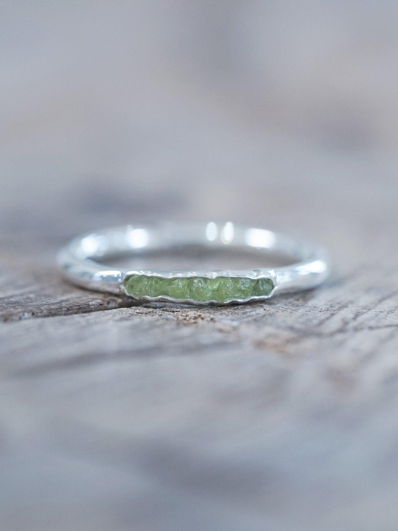 Arizona Peridot Ring with Hidden Gems - Gardens of the Sun | Ethical ...