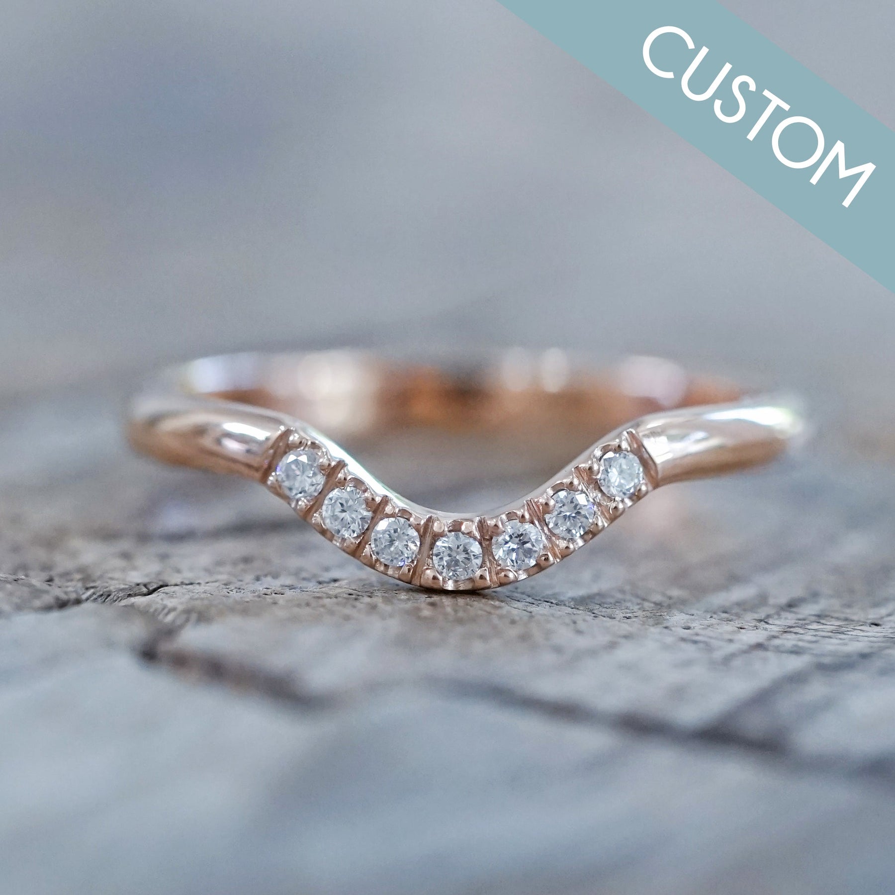 Custom Gold Diamond Rings - Gardens of the Sun | Ethical Jewelry