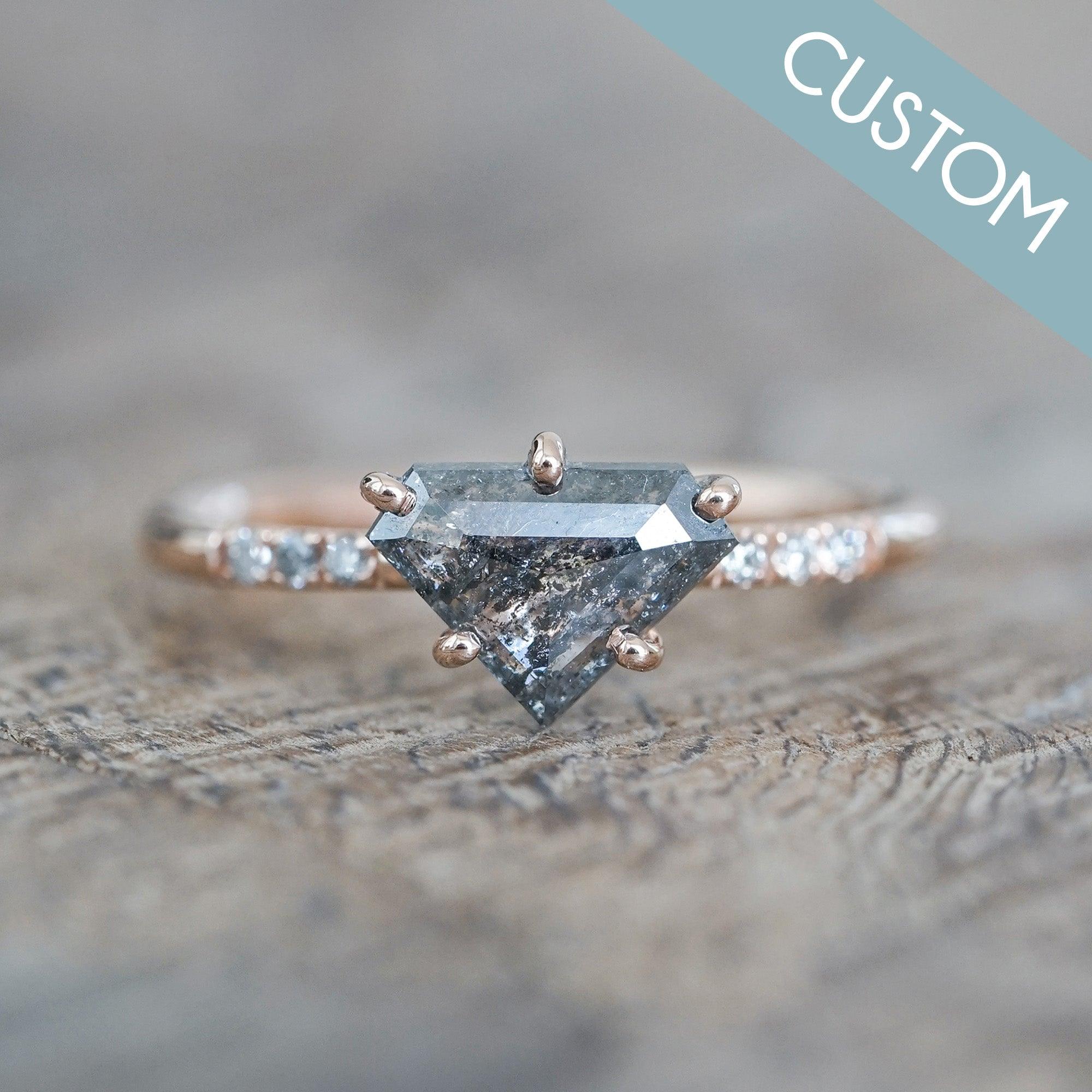 Custom Gold Diamond Rings - Gardens of the Sun | Ethical Jewelry