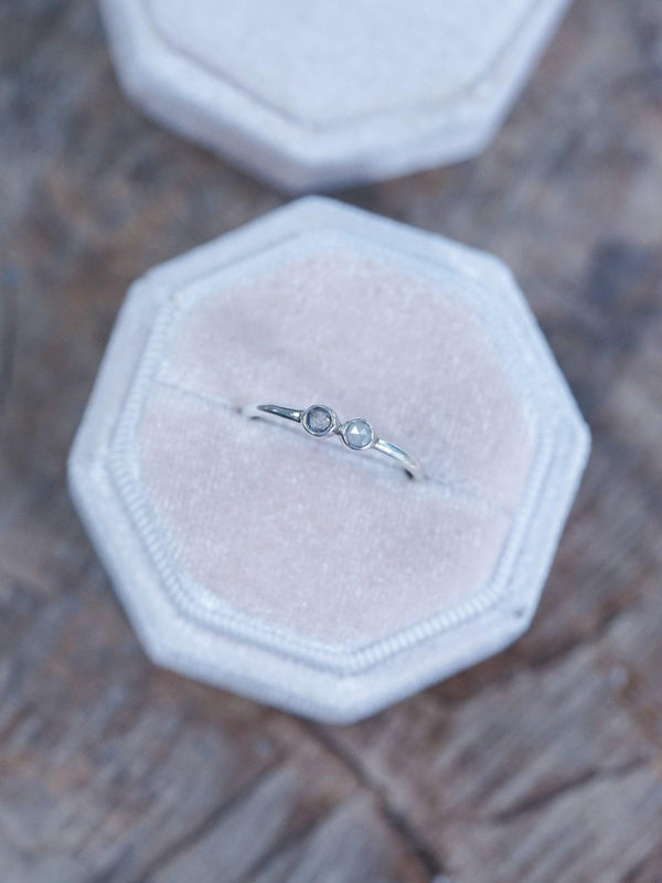 Double Rose Cut Diamond Ring - Gardens of the Sun | Ethical Jewelry