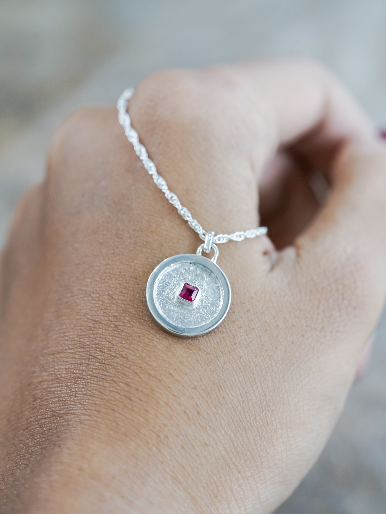 Ruby Coin Necklace - Gardens of the Sun | Ethical Jewelry