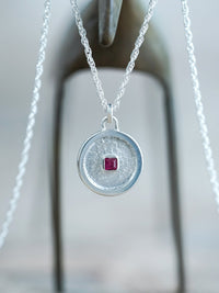 Ruby Coin Necklace - Gardens of the Sun | Ethical Jewelry