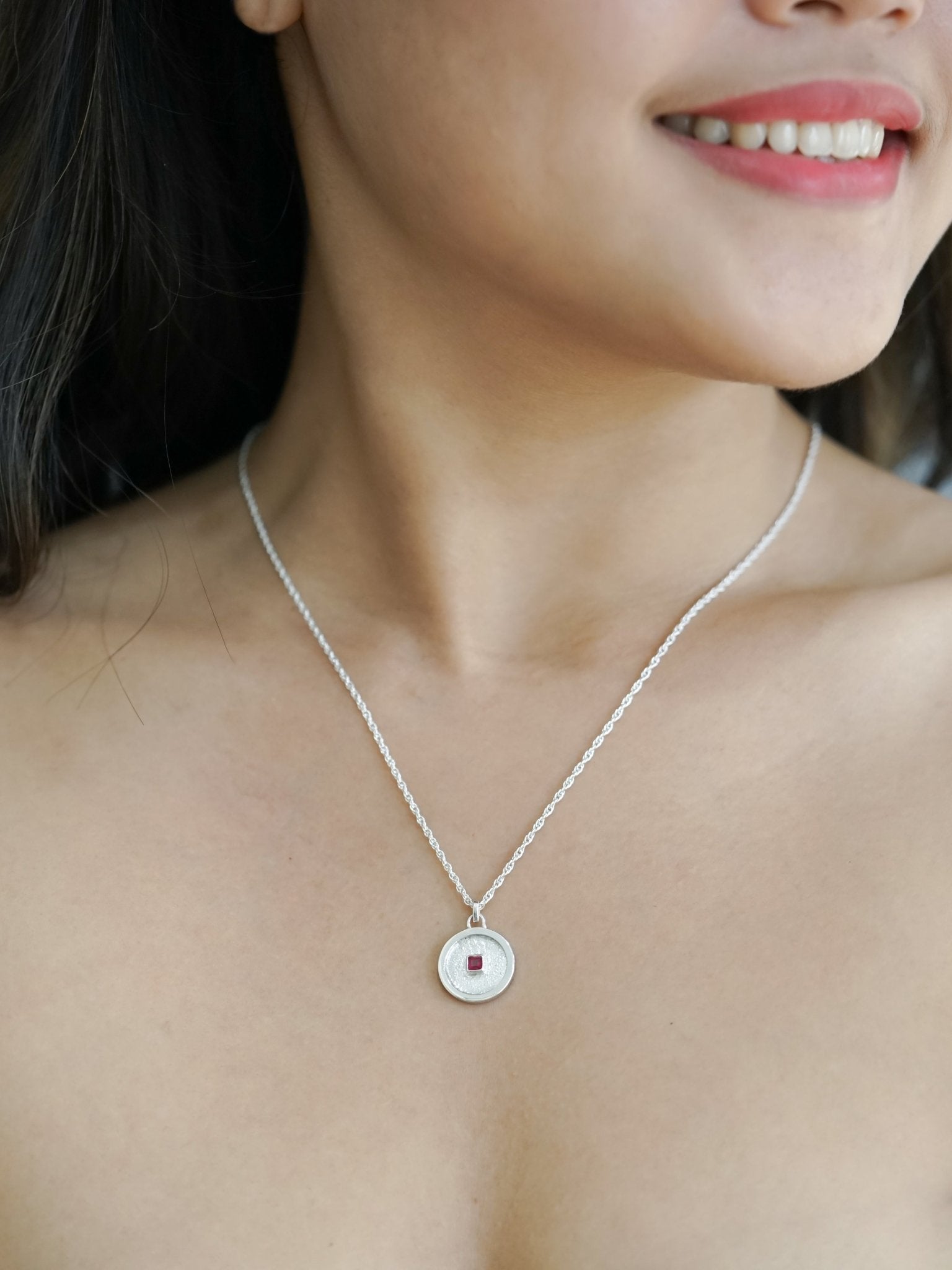 Ruby Coin Necklace - Gardens of the Sun | Ethical Jewelry