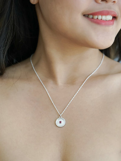 Ruby Coin Necklace - Gardens of the Sun | Ethical Jewelry