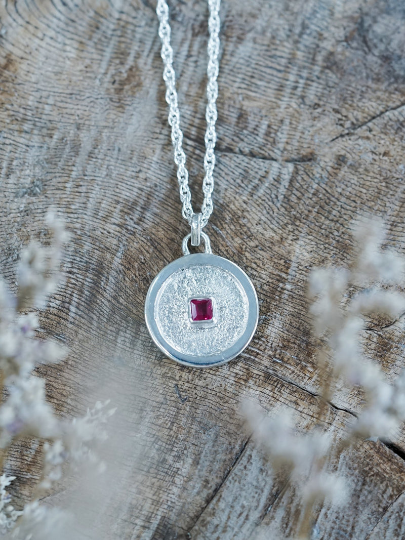 Ruby Coin Necklace - Gardens of the Sun | Ethical Jewelry